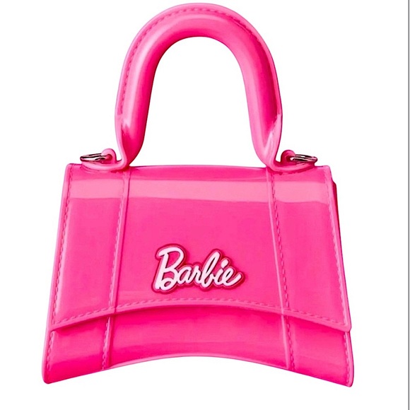 Miniso | Bags | New Barbie Pink Vinyl Crossbody Bag Barbie Pink Mini ...